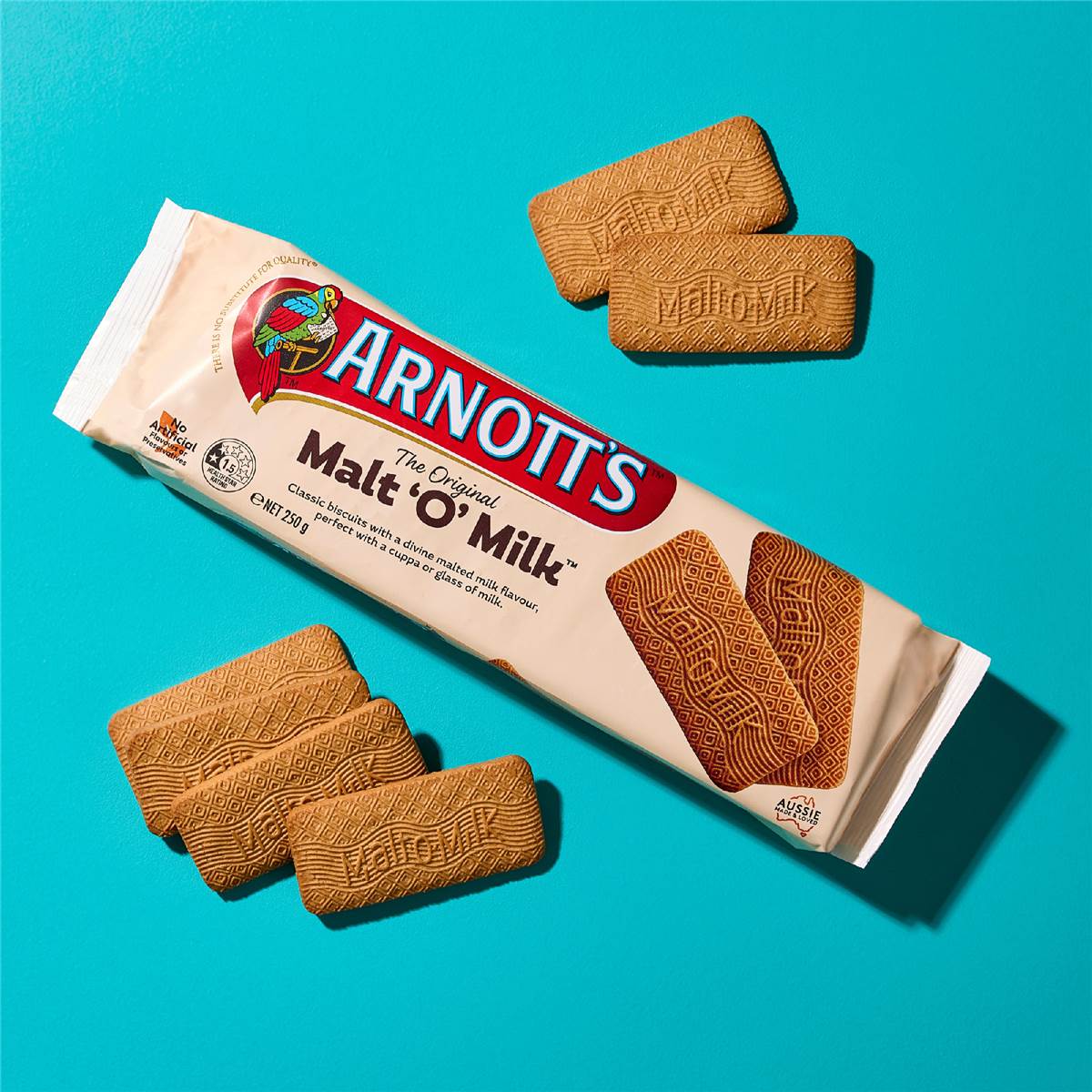 Arnott's Malt-o-milk Plain Biscuits Biscuits 250g | Woolworths