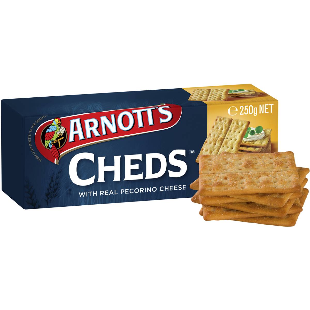 Arnott's Cheds Cheese Crackers Cheese Crackers 250g | Woolworths