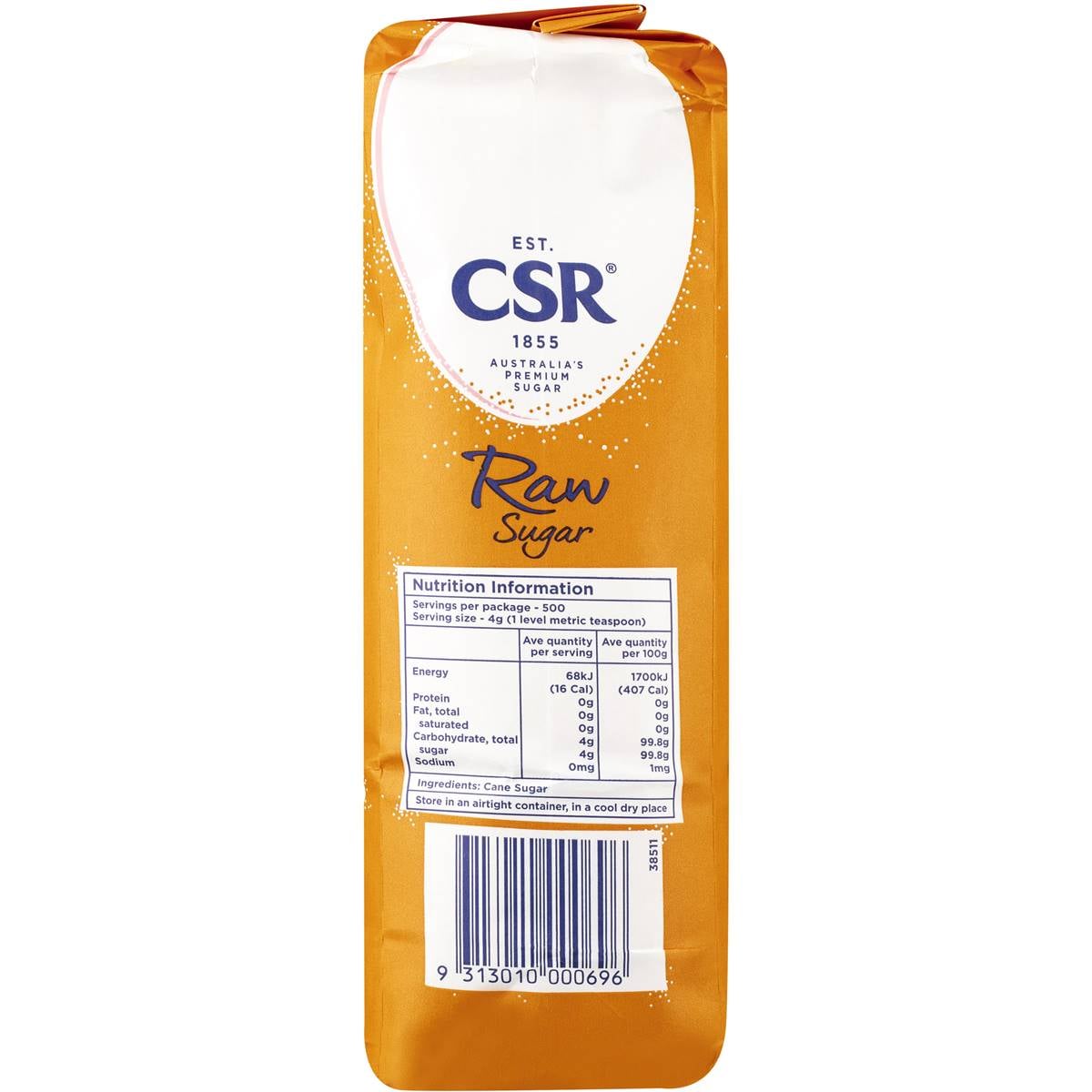 Csr Raw Sugar 2kg | Woolworths