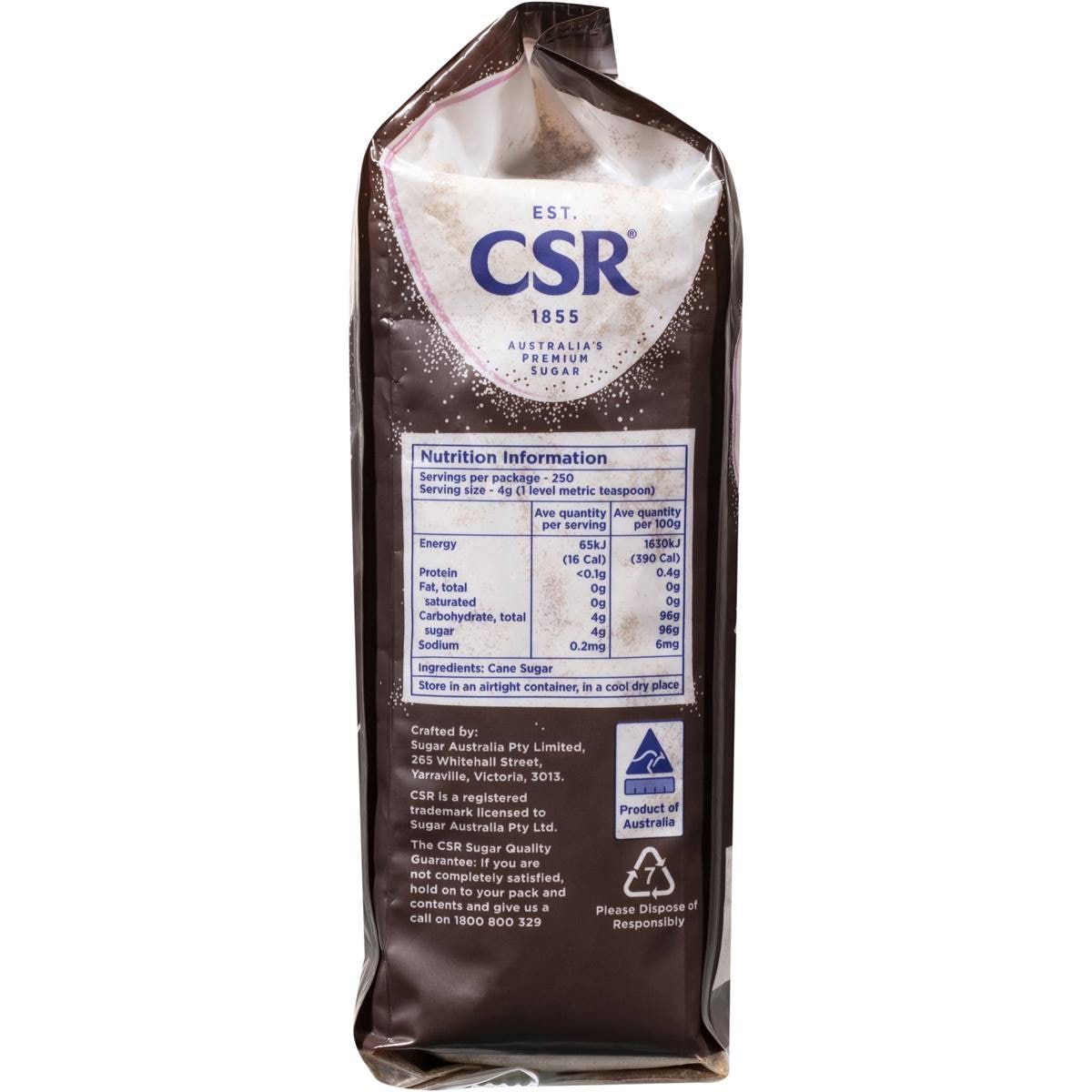 Csr Brown Sugar Dark 1kg | Woolworths