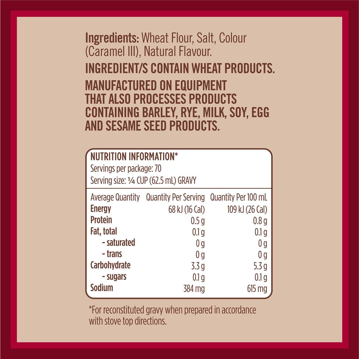 Gravox Traditional Gravy Mix 425g | Woolworths