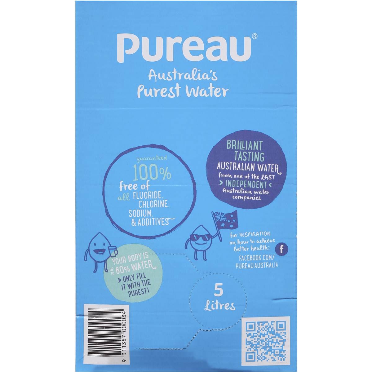 Pureau Pure Water 5l | Woolworths