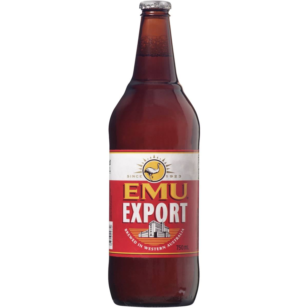 Emu Export Lager Long Neck 750ml Single | Woolworths