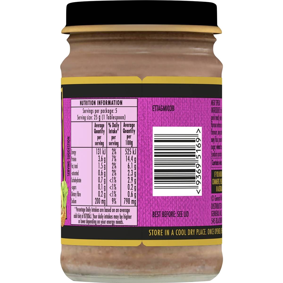 Peck's Devilled Ham Spread 125g | Woolworths