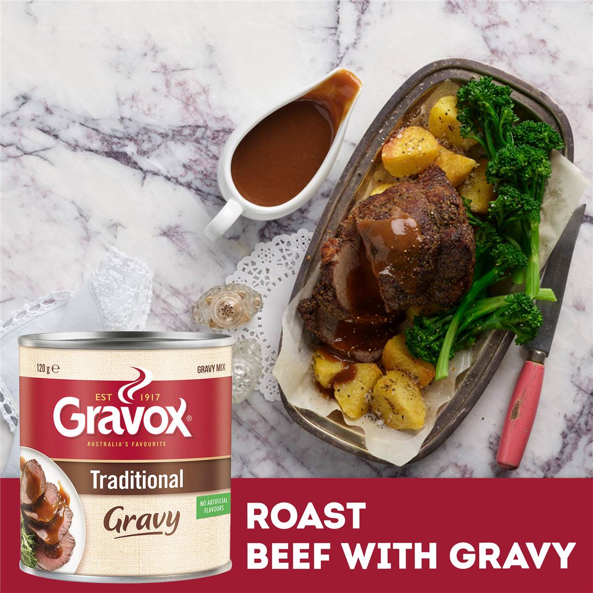 Gravox Traditional Gravy Mix Tin 120g | Woolworths