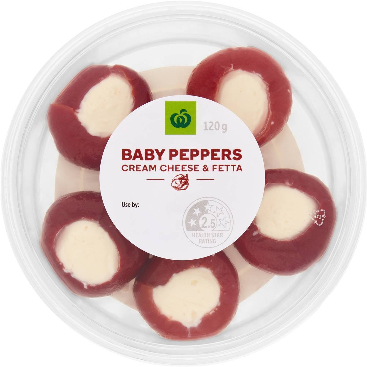 Woolworths Baby Pepper Bells Fetta Filled 120g | Woolworths