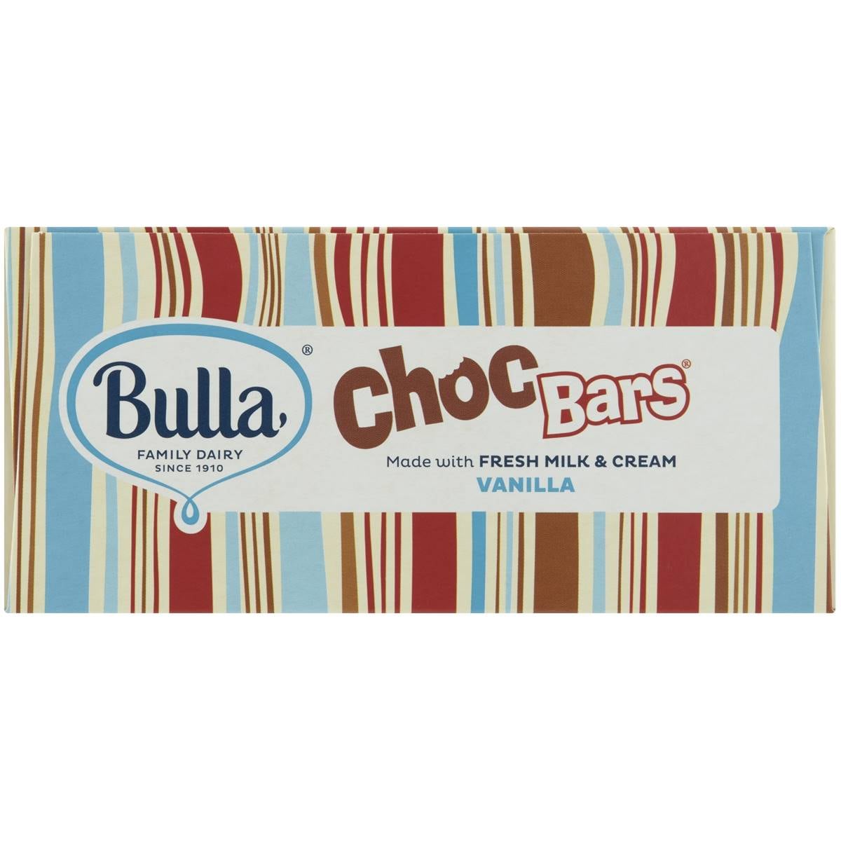 Bulla Choc Bars Vanilla 10 Pack | Woolworths