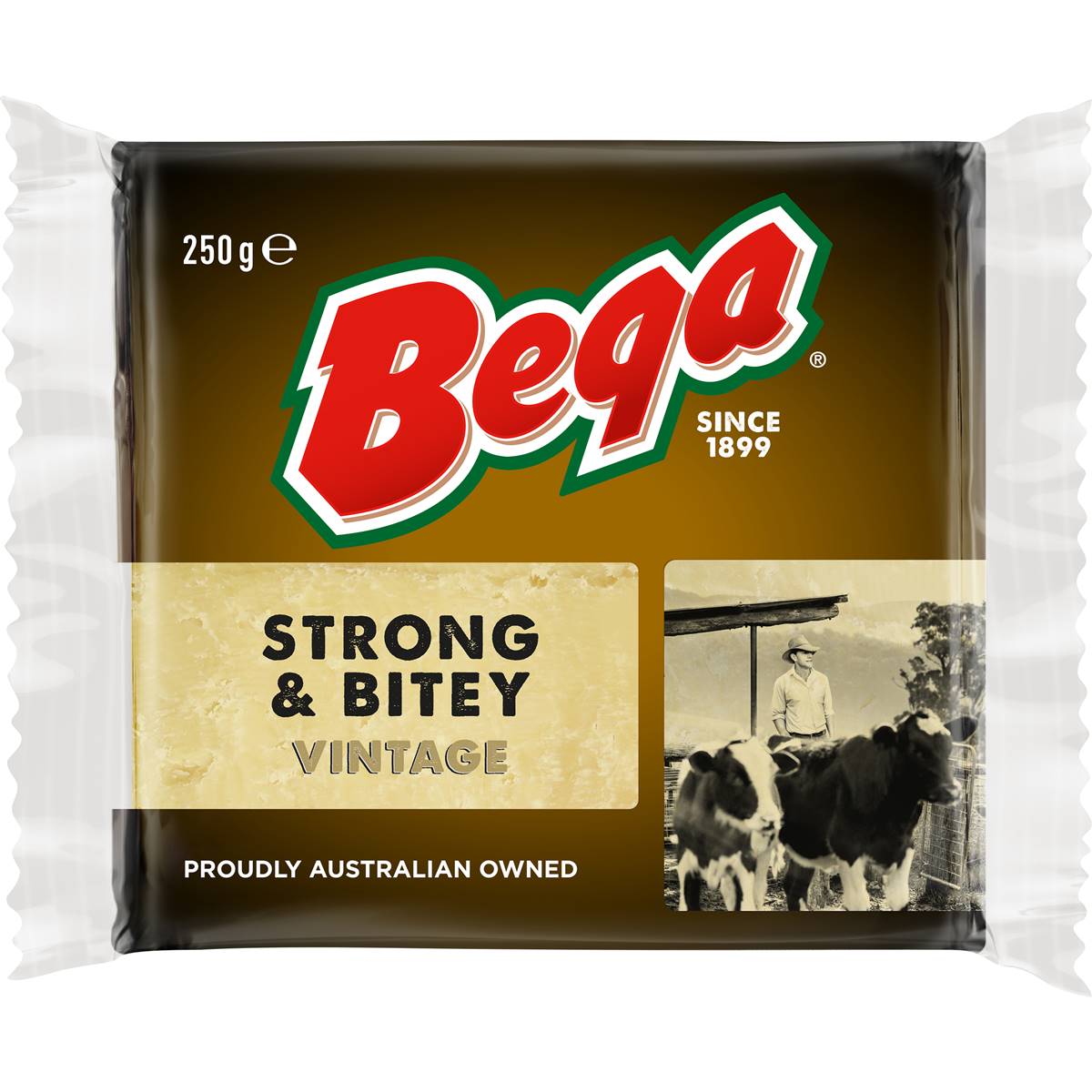 Bega Strong & Bitey Vintage Cheese 250g | Woolworths