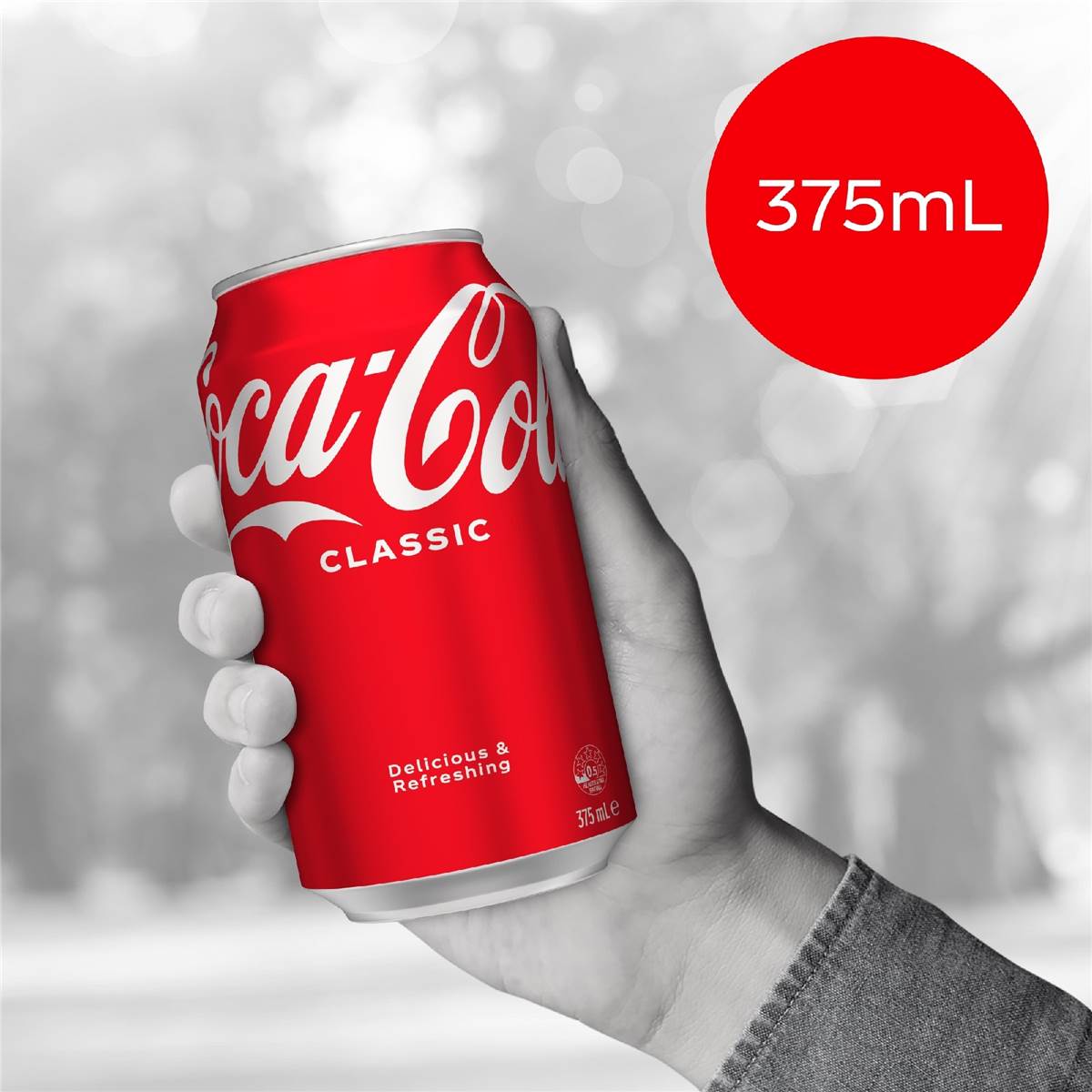 Coca - Cola Classic Soft Drink Multipack Cans 375ml X 24 Pack | Woolworths