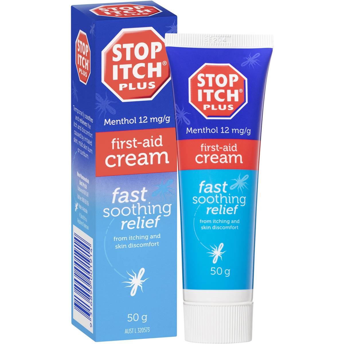 Stop Itch Plus Antiseptic First Aid Itch Cream 50g | Woolworths