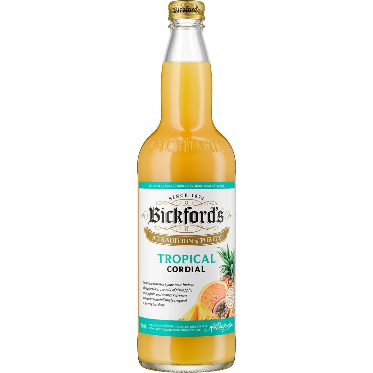 Bickford's Tropical Cordial 750ml | Woolworths