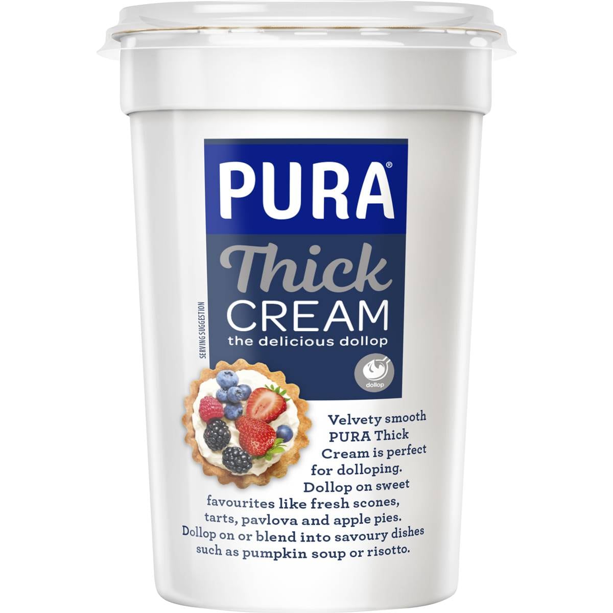 Pura Thick Cream Dollop 300ml | Woolworths