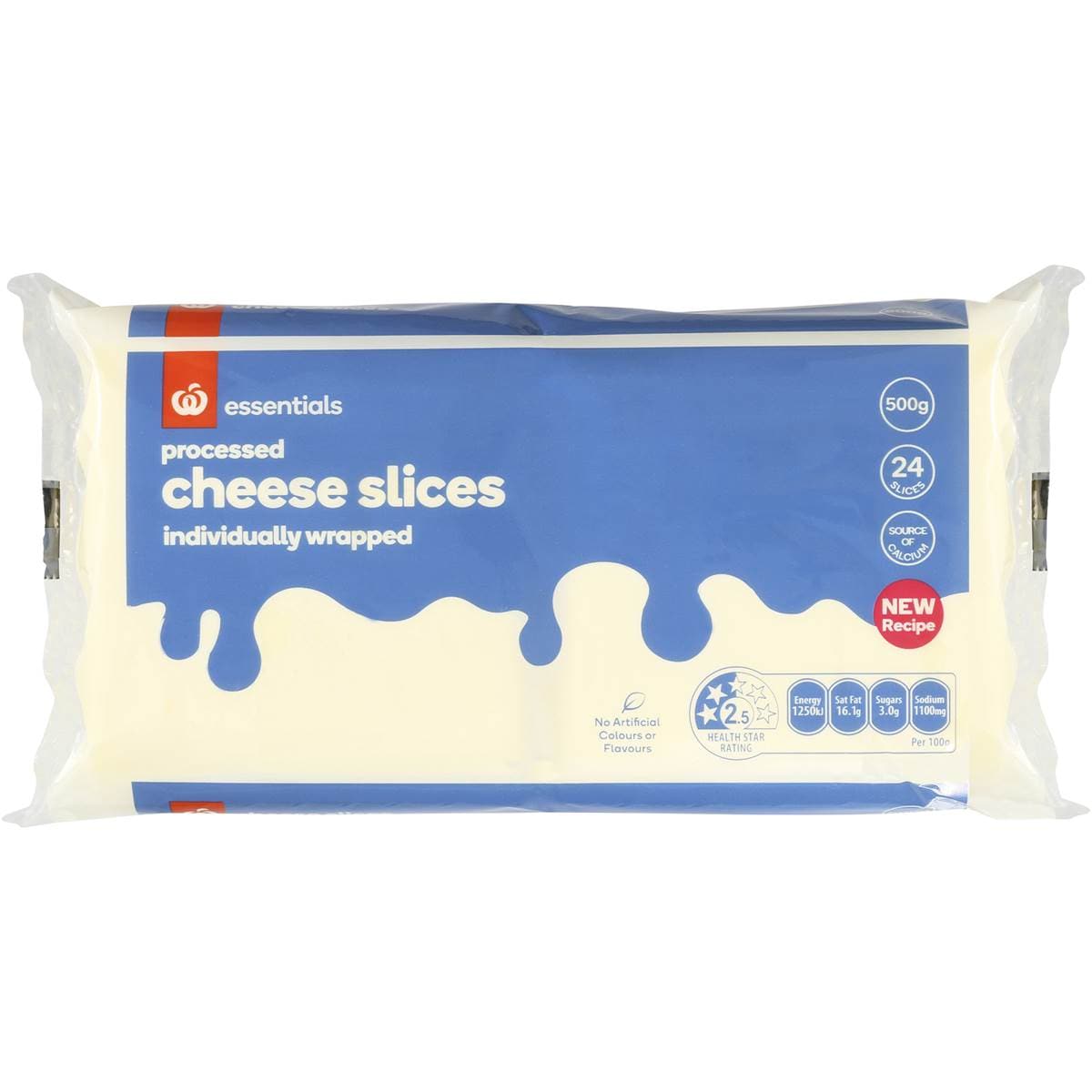Essentials Cheese Slices 24 Pack | Woolworths