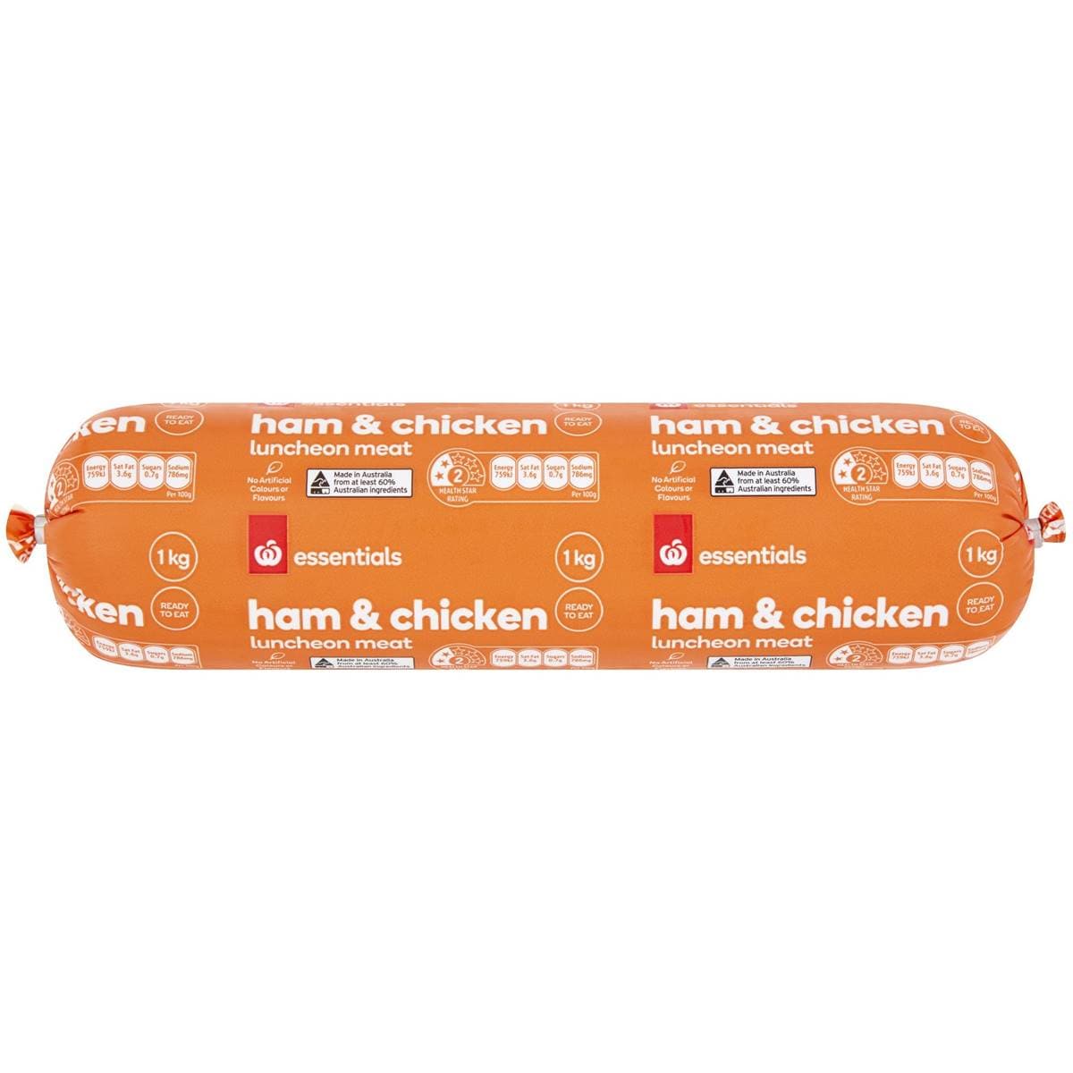 Essentials Roll Ham & Chicken 1kg | Woolworths