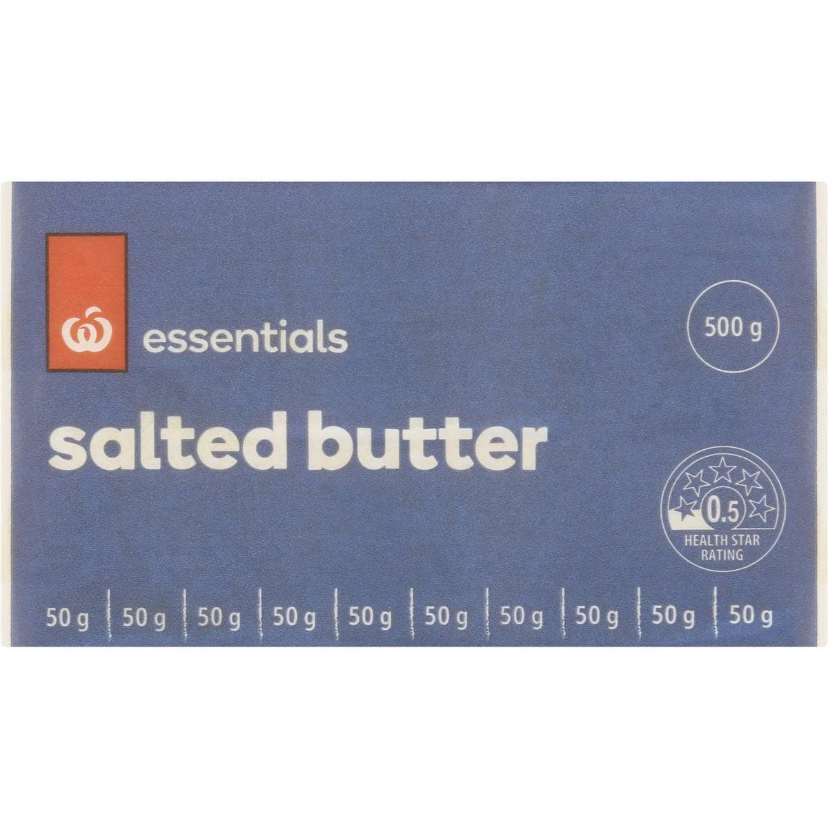 Essentials Salted Butter 500g | Woolworths