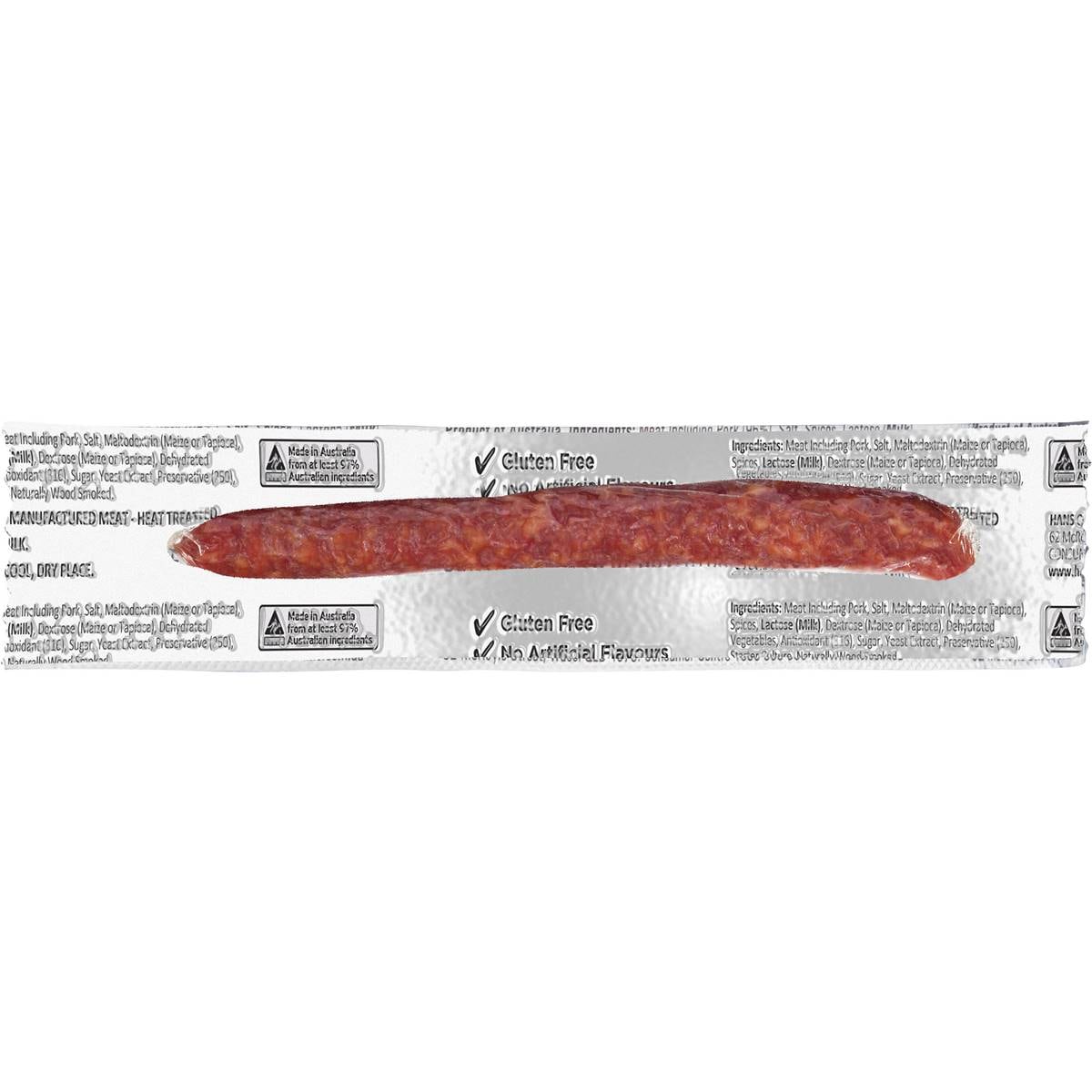 Hans Striker Pepperoni Hot Rocket Sticks 15g | Woolworths