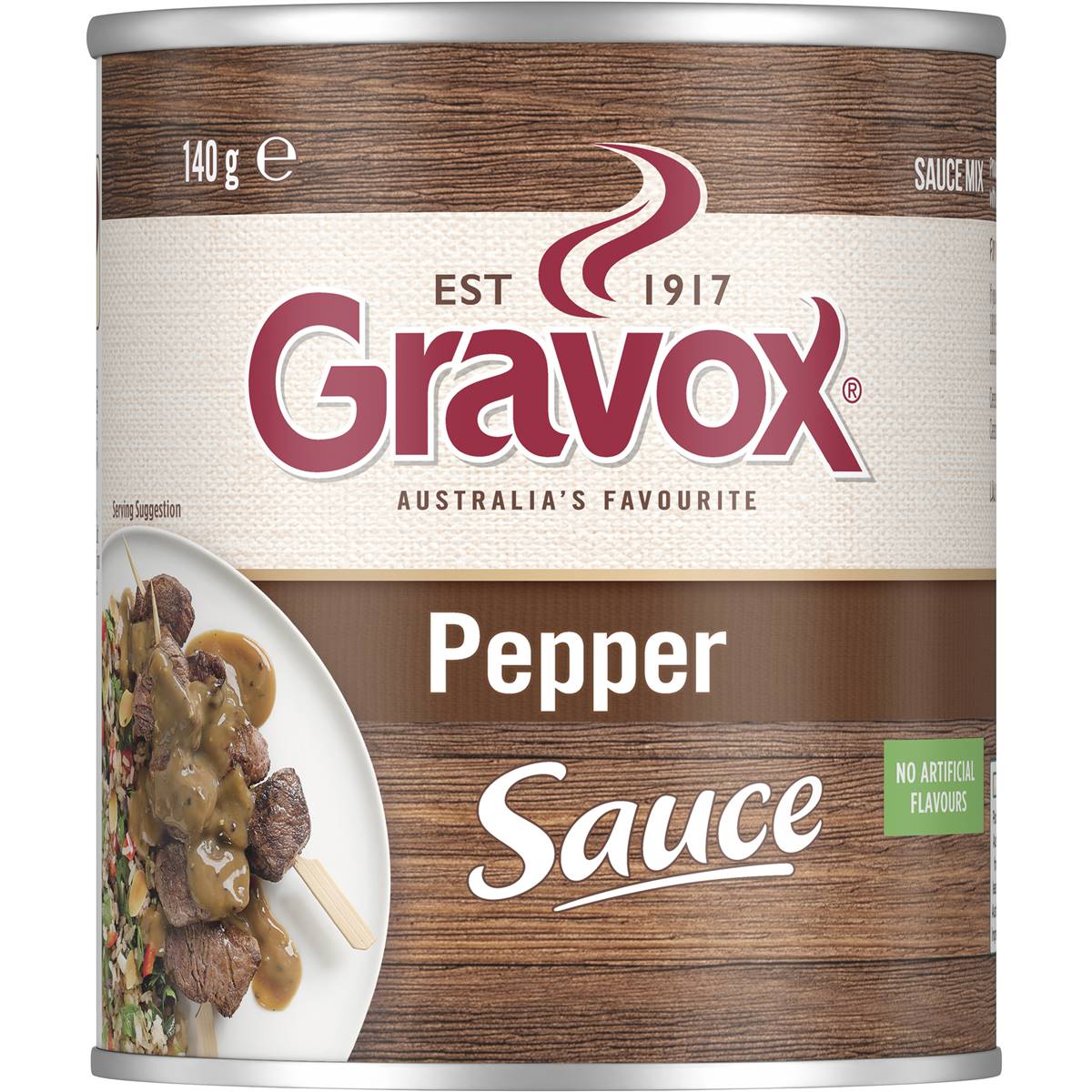 Gravox Pepper Sauce Mix Tin 140g | Woolworths