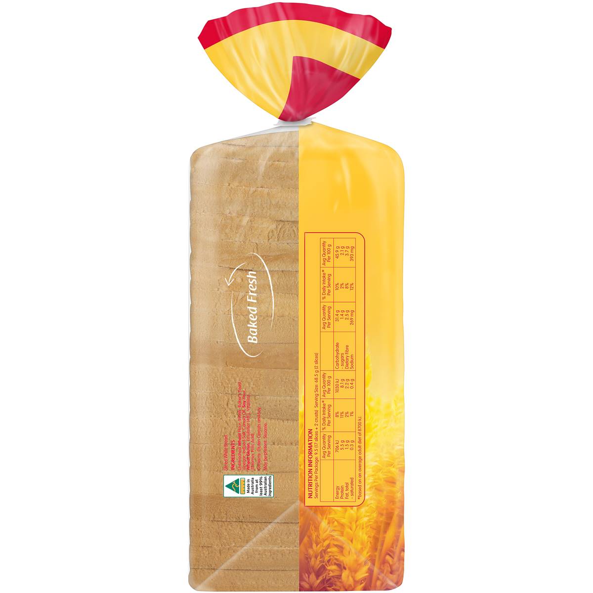Tip Top Sunblest Soft White Toast Slice Bread Loaf 650g | Woolworths