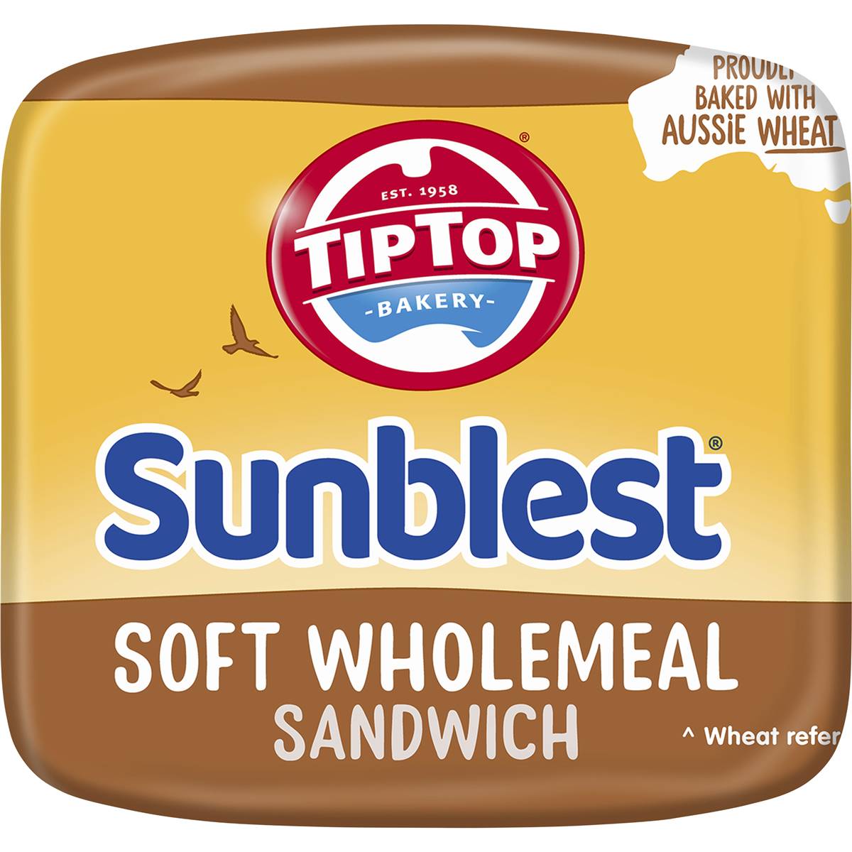 Tip Top Sunblest Soft Wholemeal Sandwich Slice Bread Loaf 650g | Woolworths