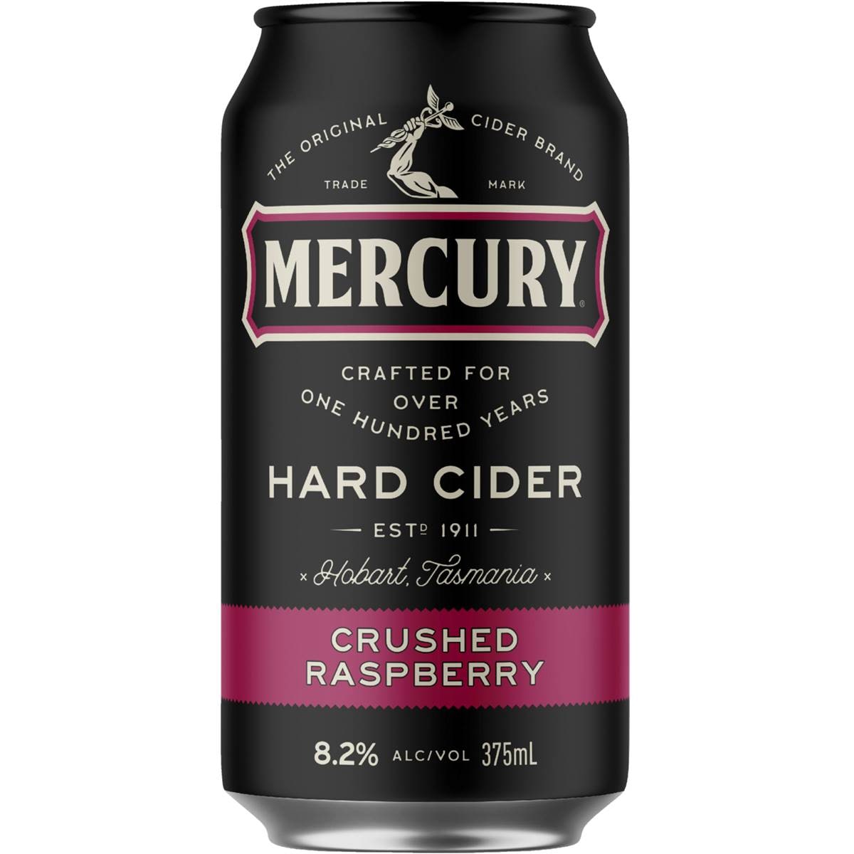 Mercury Hard Cider Crushed Raspberry Can 375ml | Woolworths