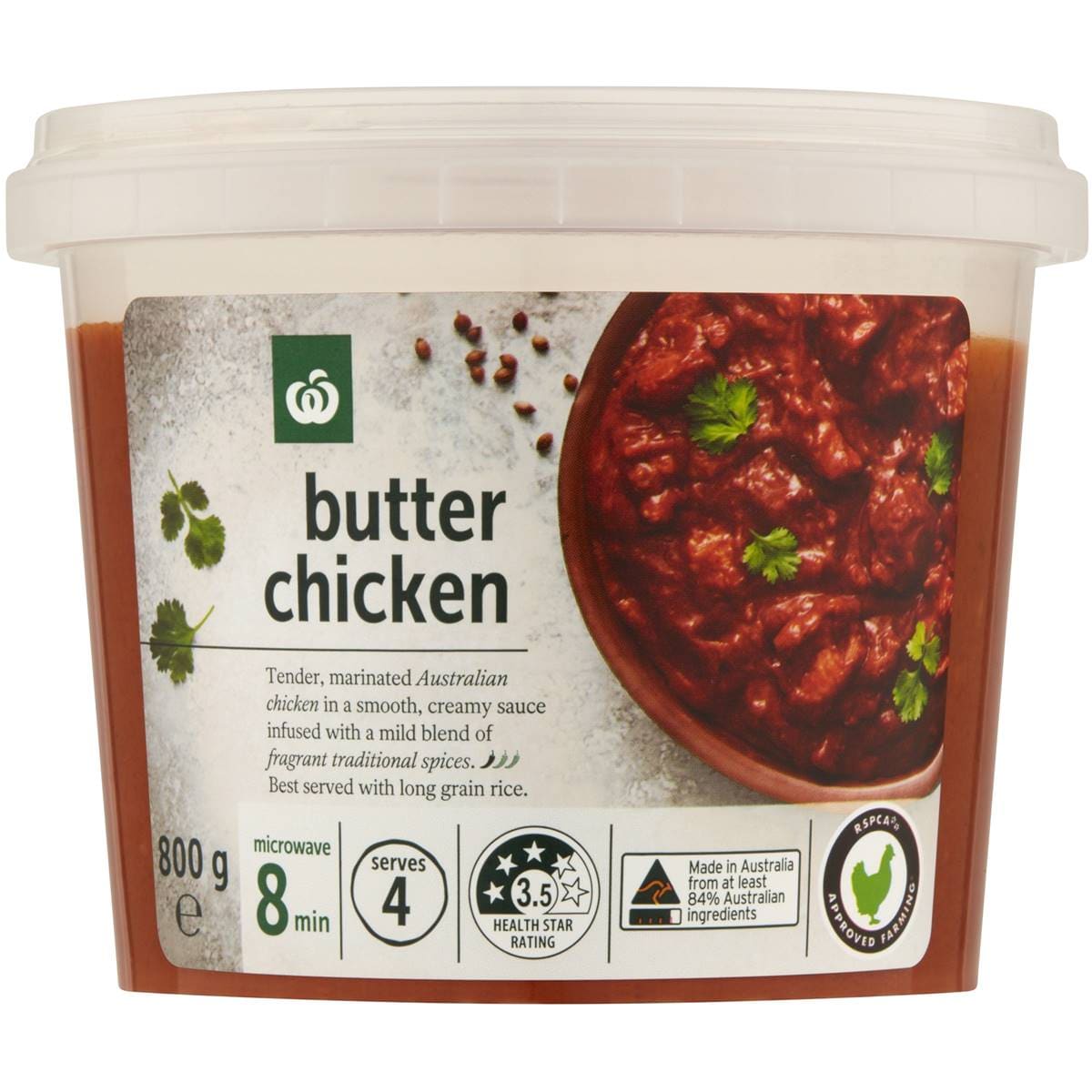 Woolworths Butter Chicken Chilled Meal 800g | Woolworths