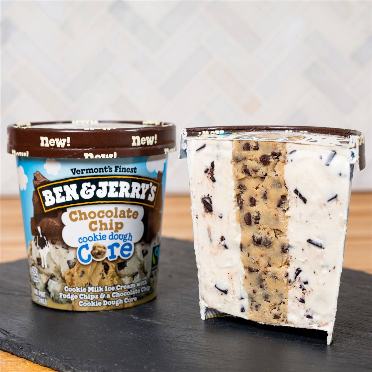 Ben & Jerry's Chocolate Chip Cookie Dough Core Tub 458ml | Woolworths