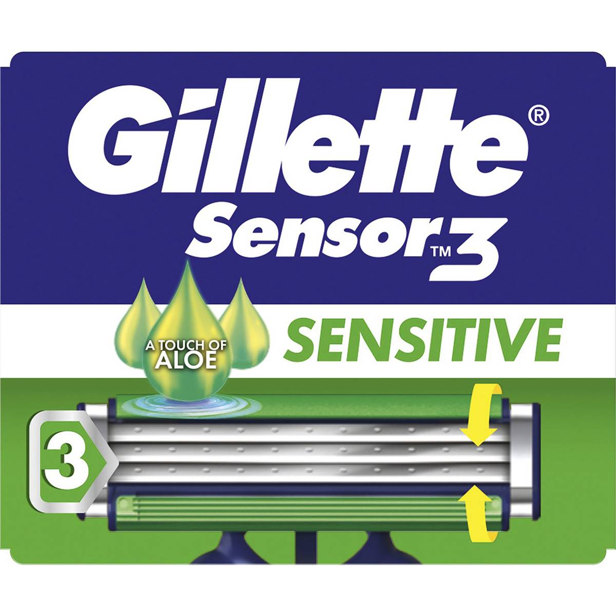 Gillette Sensor3 Mens Disposable Razors For Sensitive Skin 4 Pack Woolworths