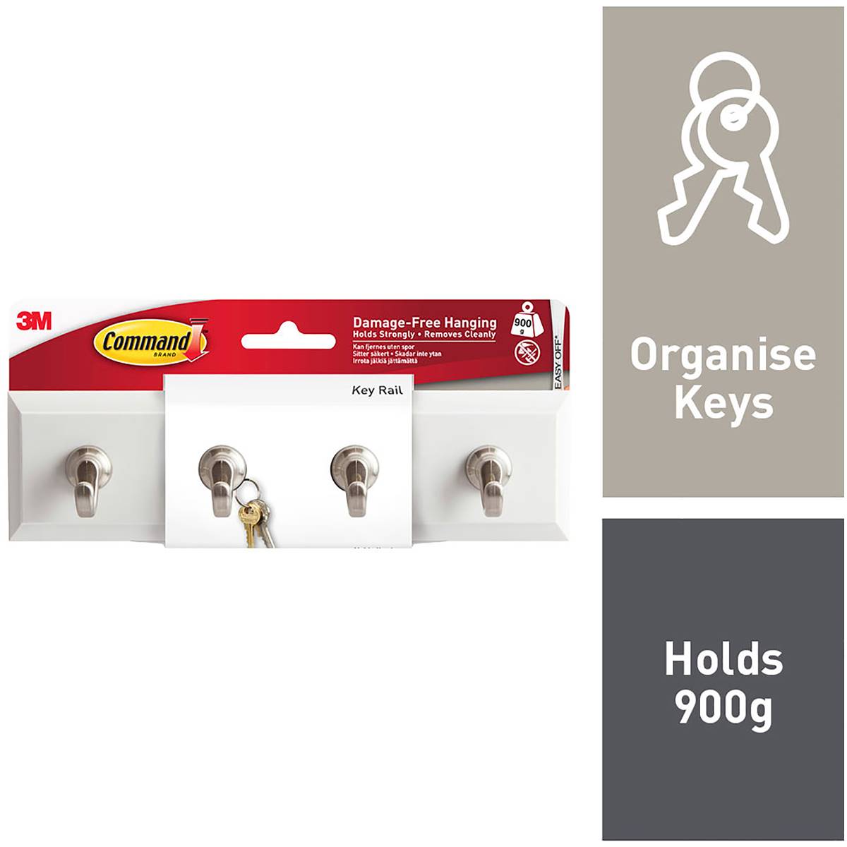 3m Command Key Rail Each | Woolworths