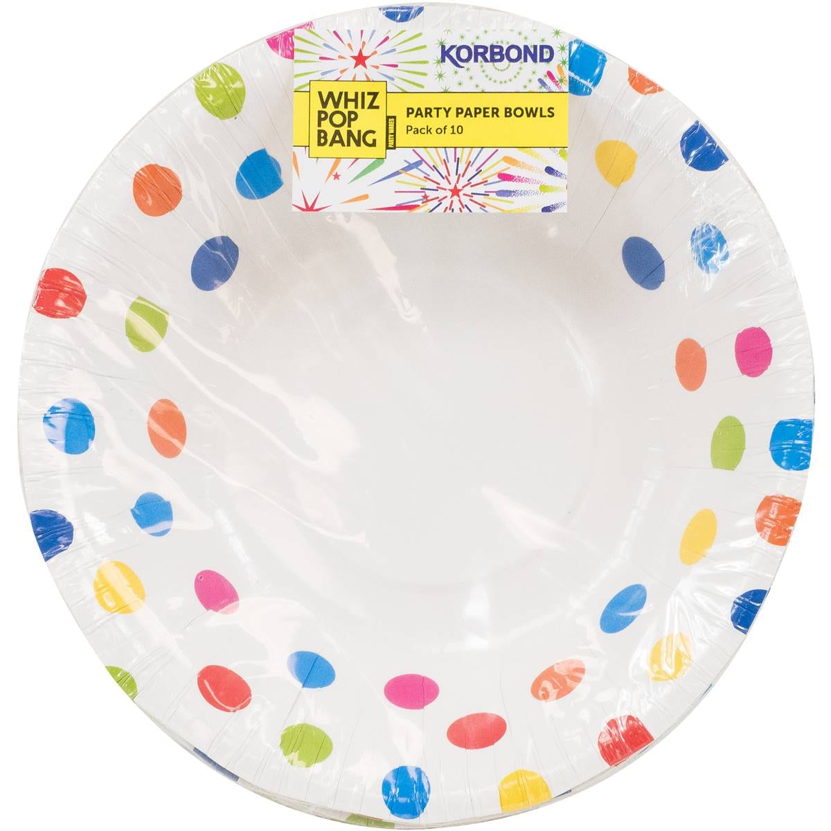Korbond Party Paper Bowls 10 Pack | Woolworths