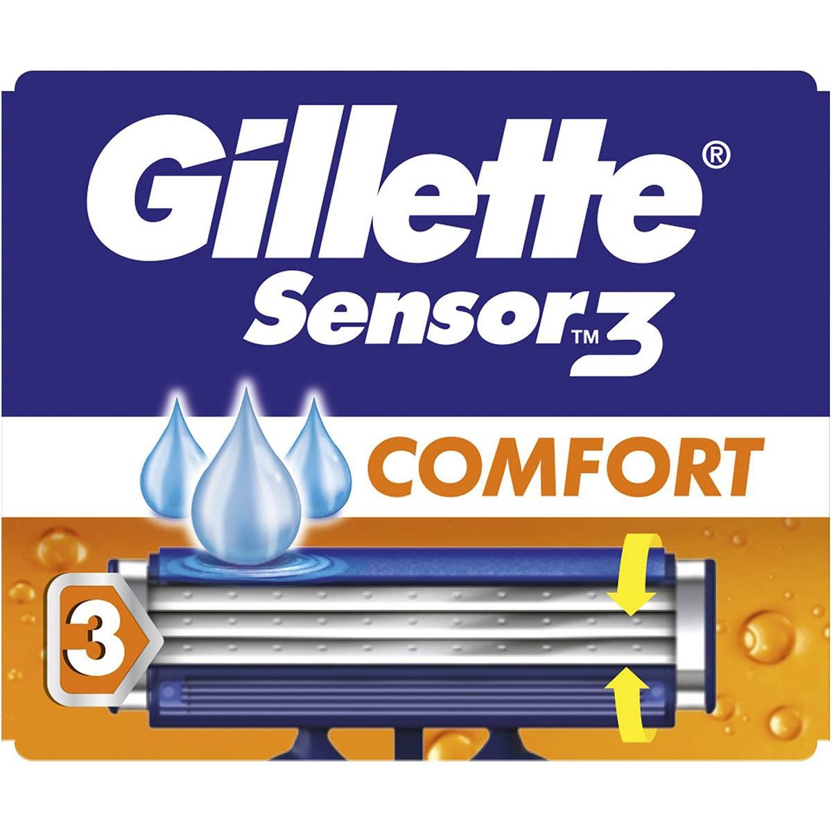 Gillette Sensor3 Comfort Shaving Razor 8 Pack | Woolworths