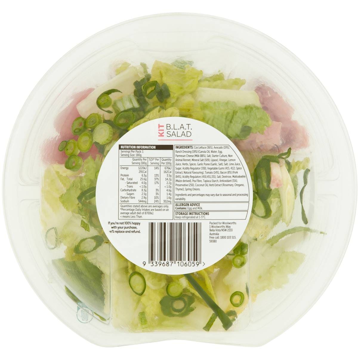 Woolworths Blat Salad Bowl 180g | Woolworths