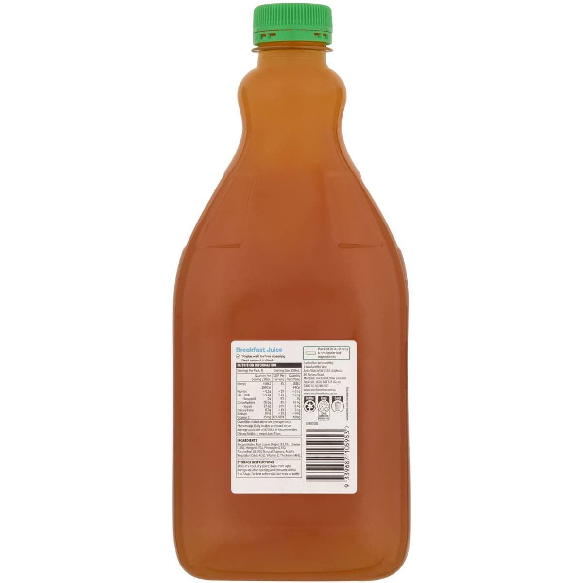 Woolworths Breakfast Juice 2l | Woolworths