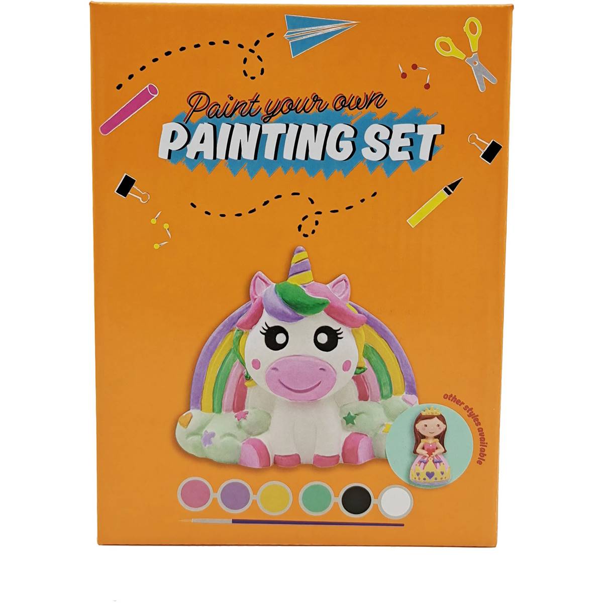 Paperclick Paint Your Own Kit Designs 2 Each | Woolworths