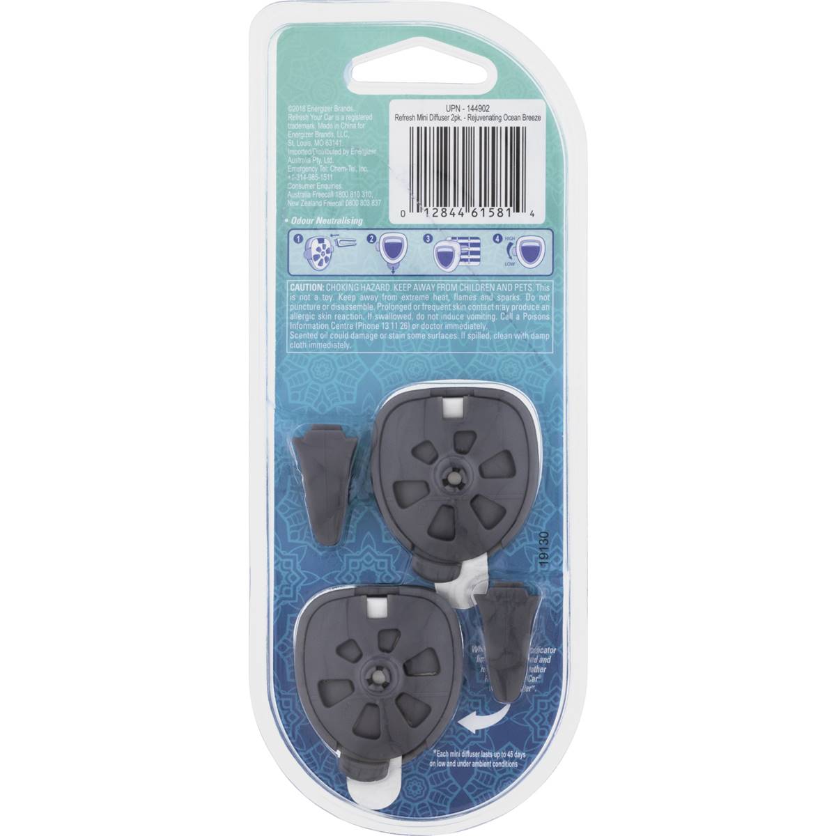 Refresh Your Car Mini Diffuser Essential Oils Ocean Breeze 20g | Woolworths