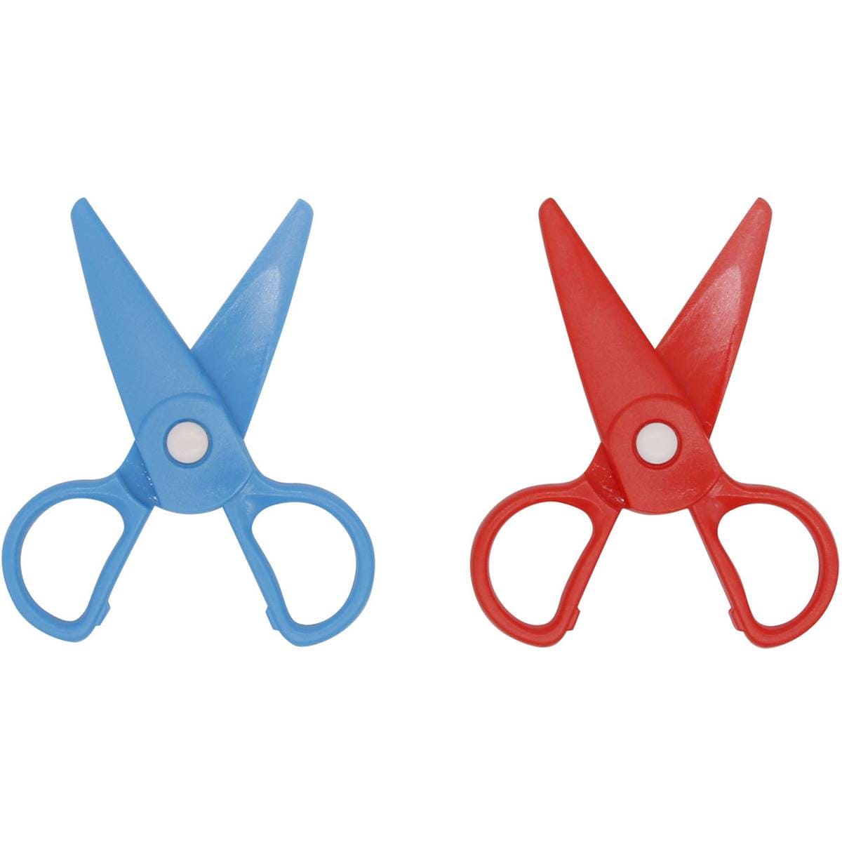 Gm Housebrand Plastic Scissors Blue/ Red Assorted Each | Woolworths