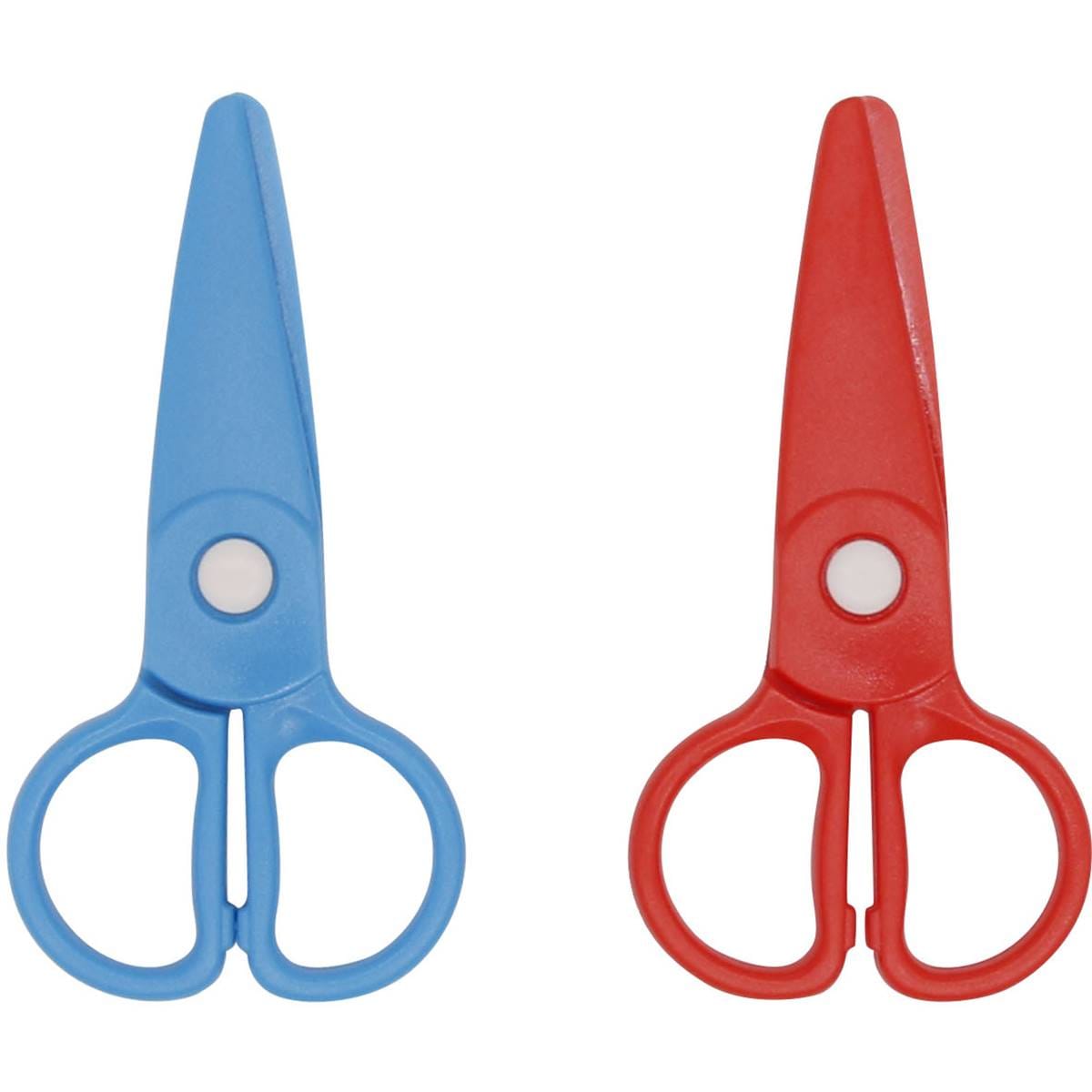 Gm Housebrand Plastic Scissors Blue/ Red Assorted Each | Woolworths