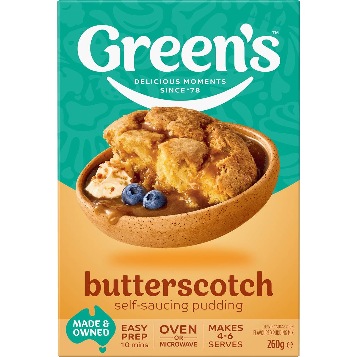 Green's Pudding Butterscotch Sponge 260g | Woolworths