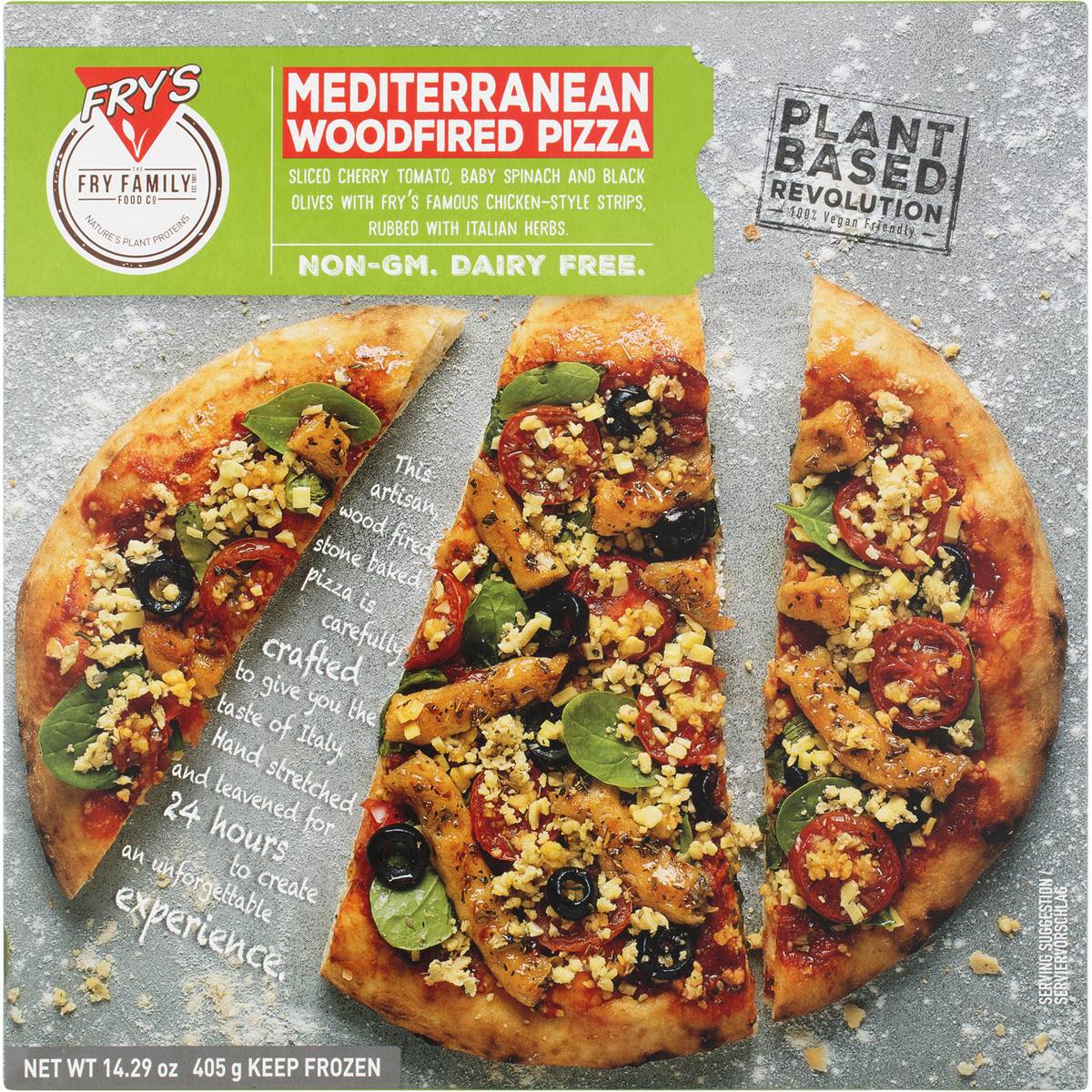 Fry's Mediterranean Meat Free Pizza 405g | Woolworths