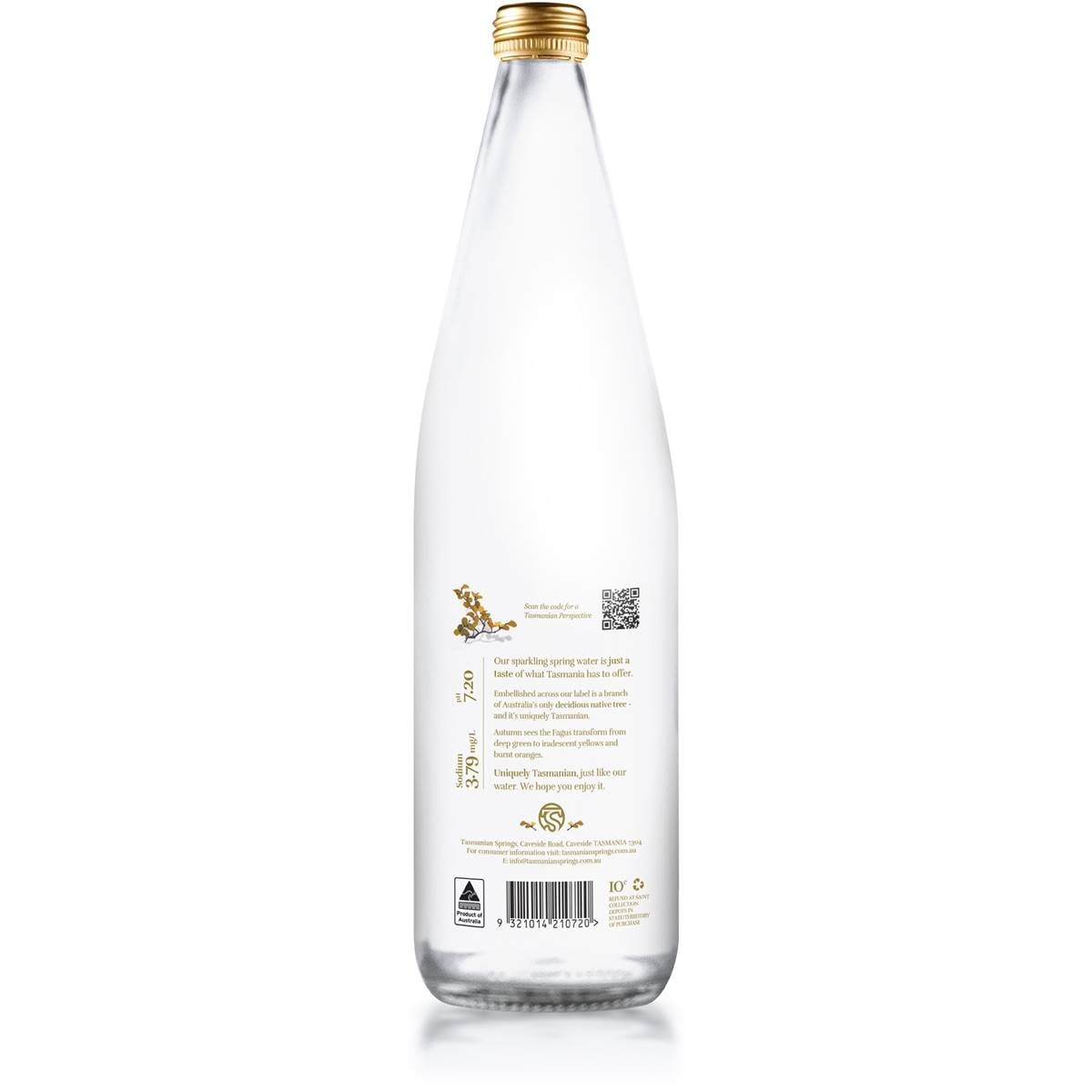 Tasmanian Springs Sparkling Mineral Water 750ml | Woolworths