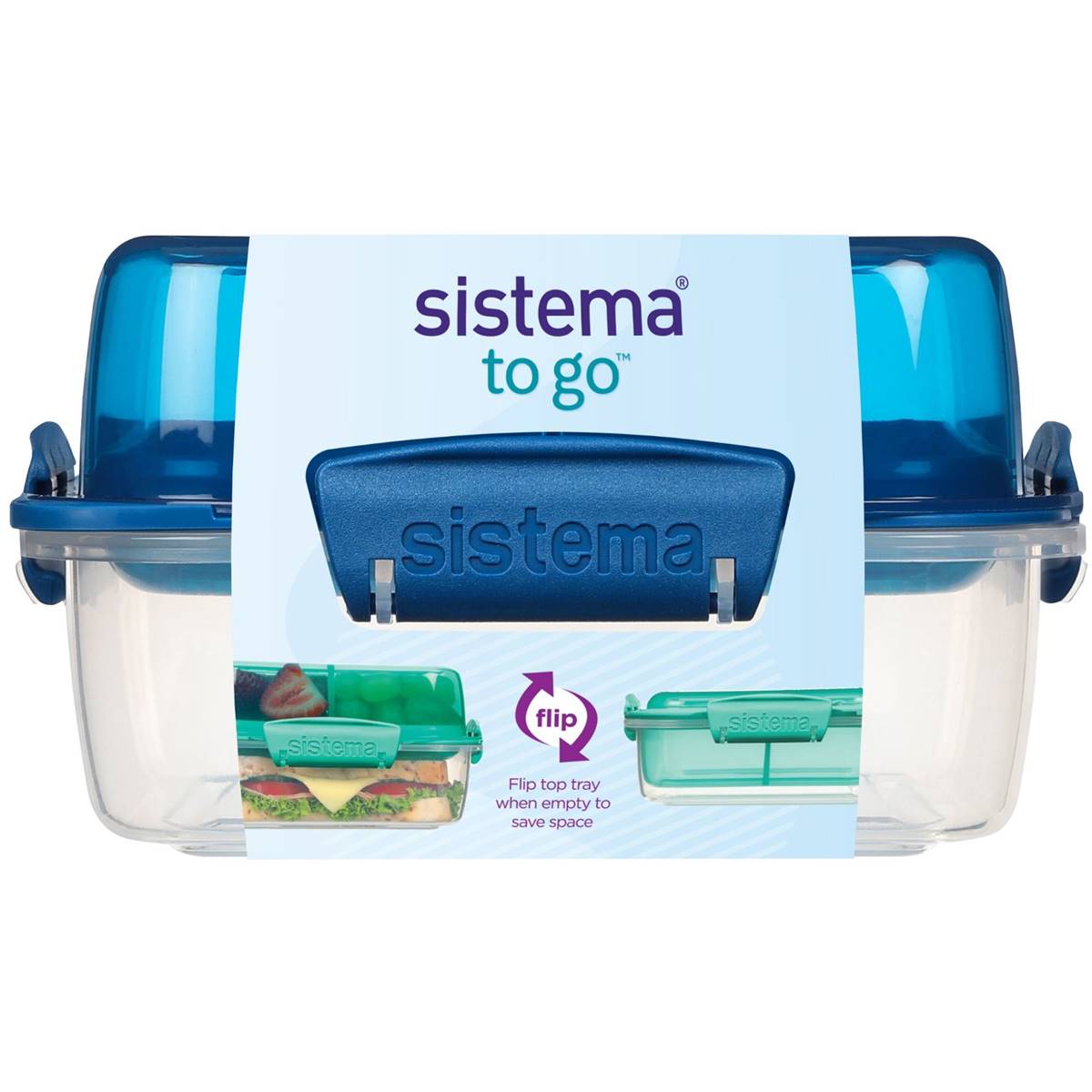 Sistema To Go Lunch Stack Square Assorted Each | Woolworths
