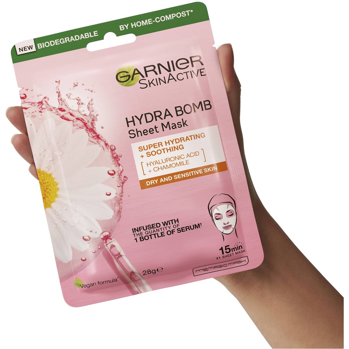Garnier Hydra Bomb Tissue Face Mask Chamomile Each | Woolworths