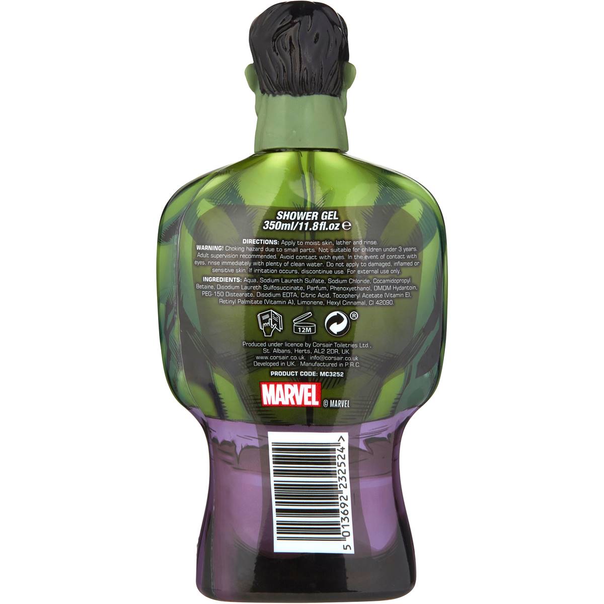 Marvel The Hulk 3d Shower Gel 350ml | Woolworths