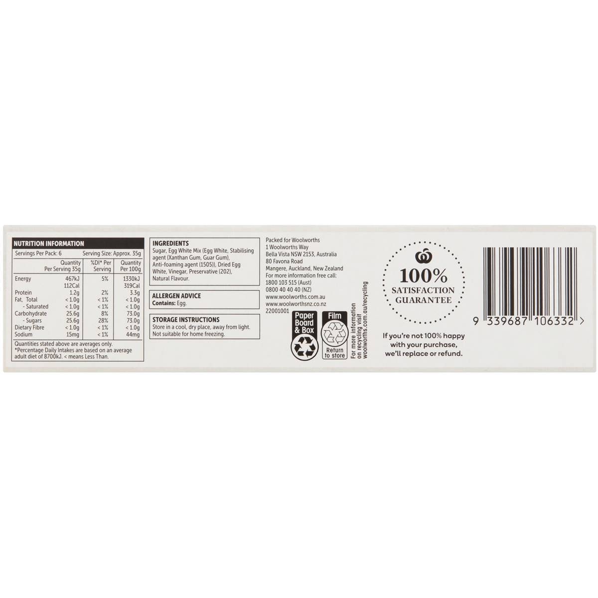 Woolworths Pavlova 220g | Woolworths