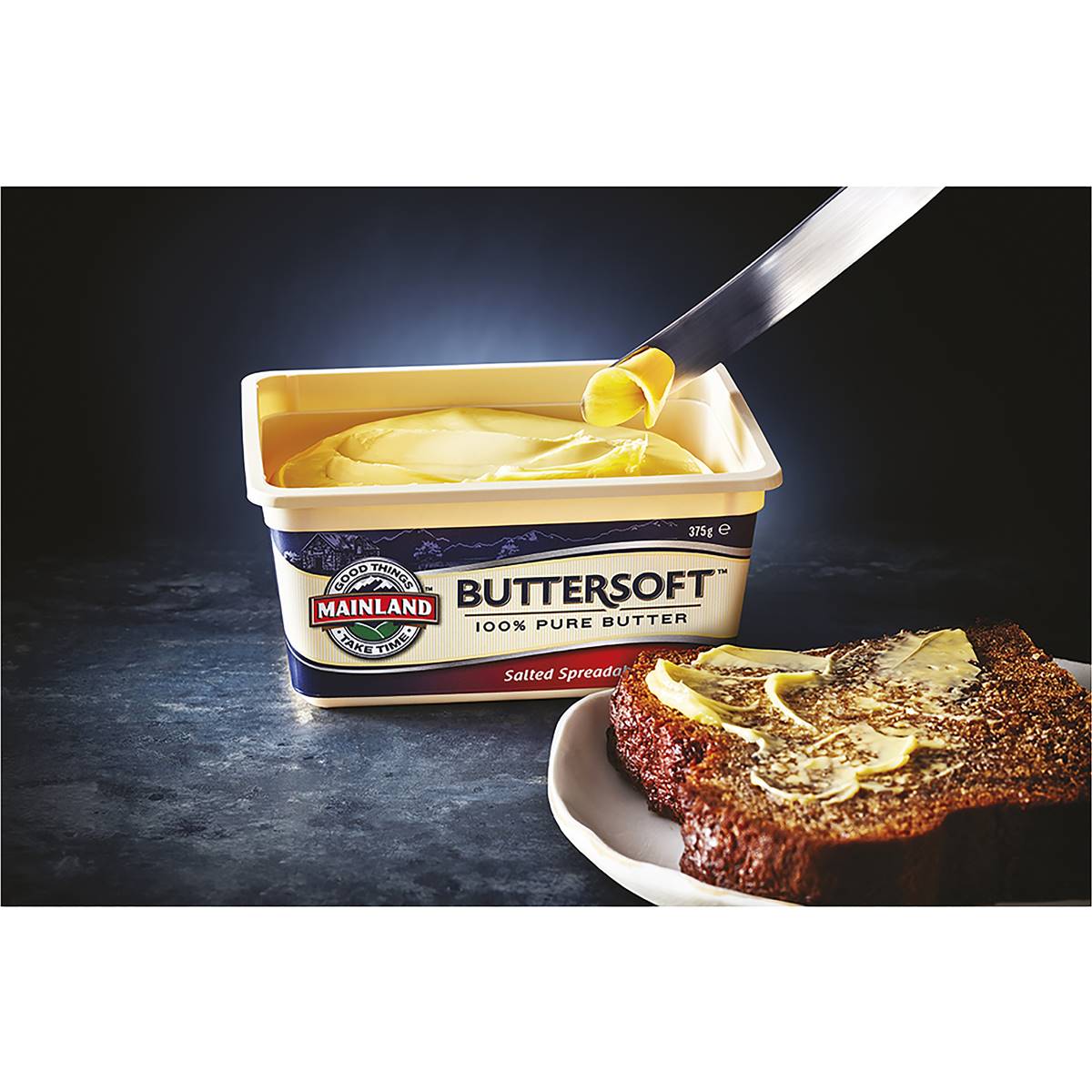 Mainland Buttersoft Pure Salted Butter 375g | Woolworths