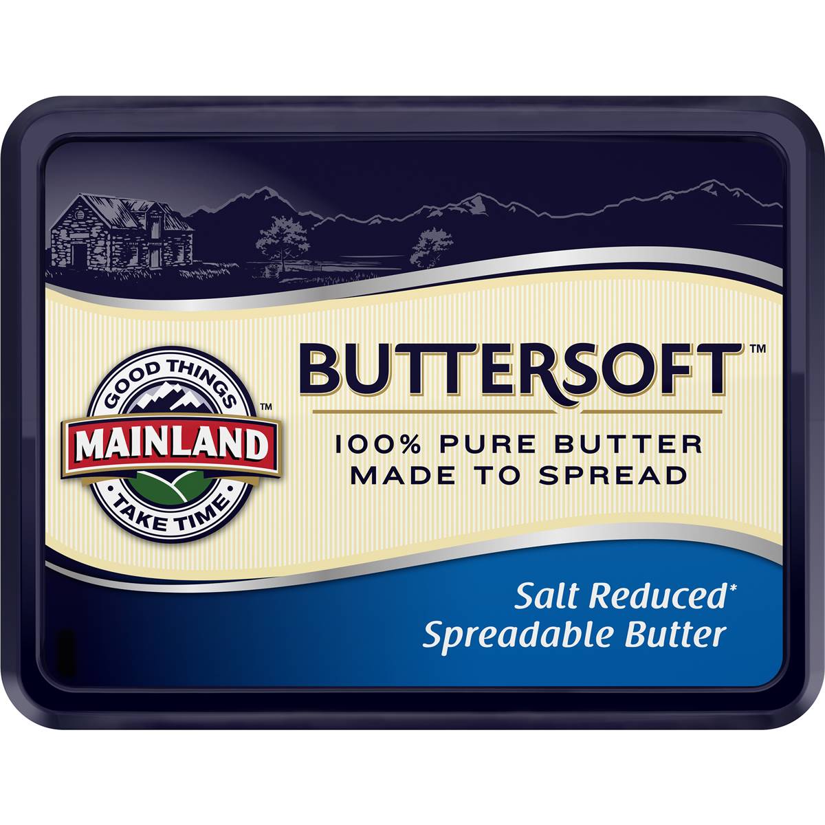 Mainland Buttersoft Pure Salt Reduced Butter 375g | Woolworths