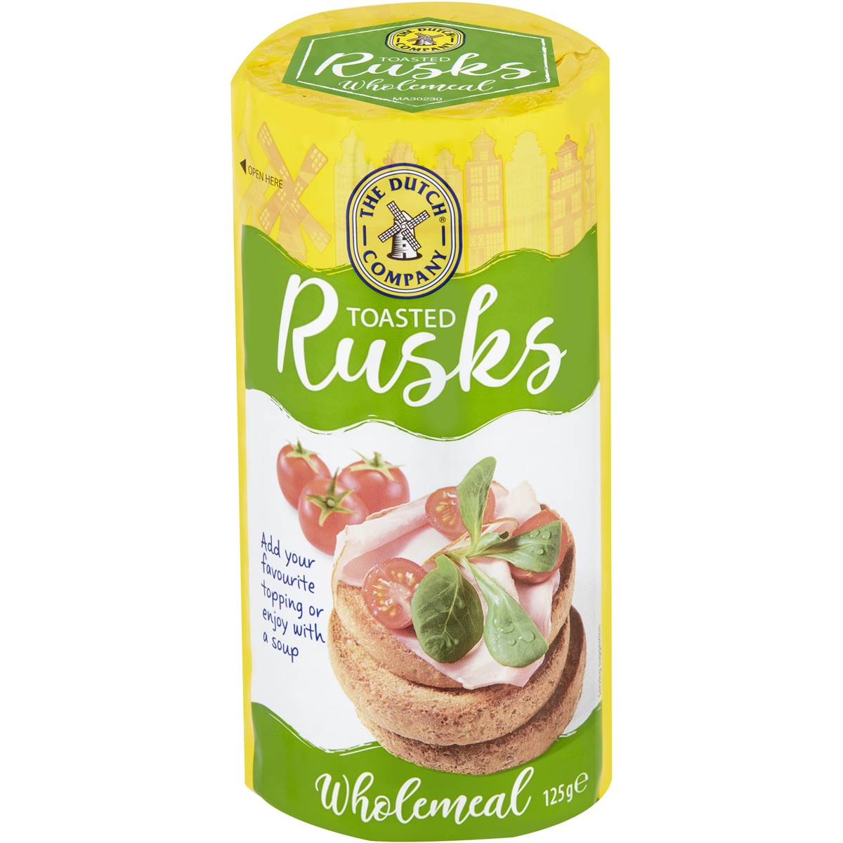 The Dutch Company Wholemeal Rusks 125g | Woolworths