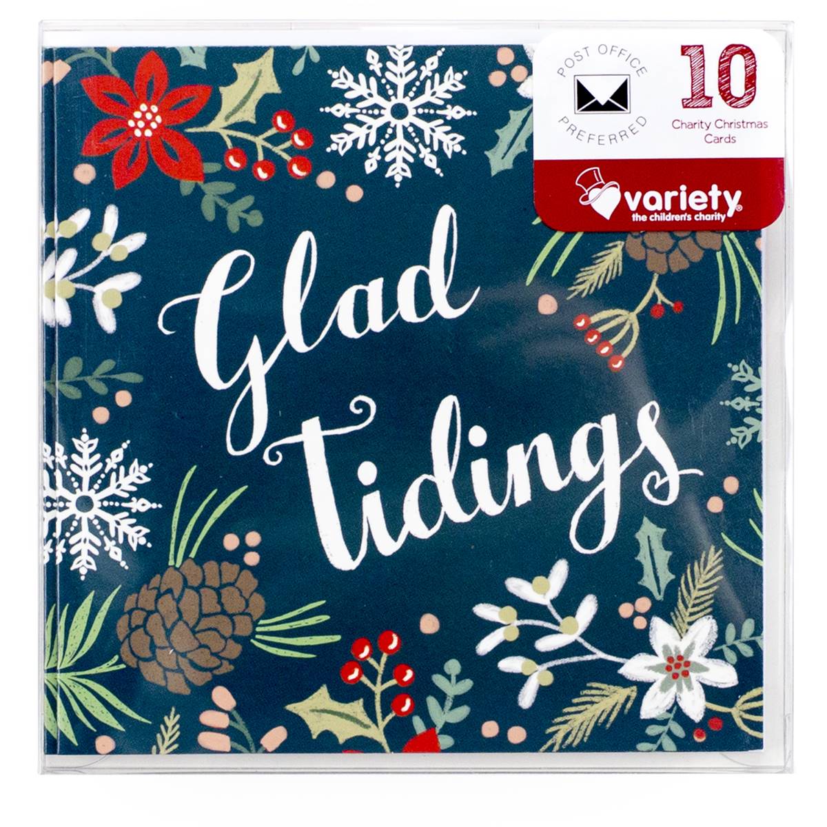John Sands Glad Tidings Boxed Christmas Cards 10 Pack | Woolworths