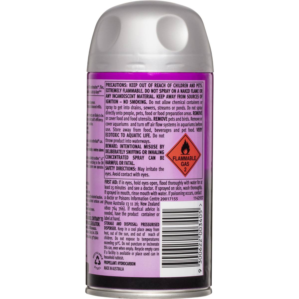 Raid Max Automatic Multi-insect System Indoor Refill Odourless 185g ...