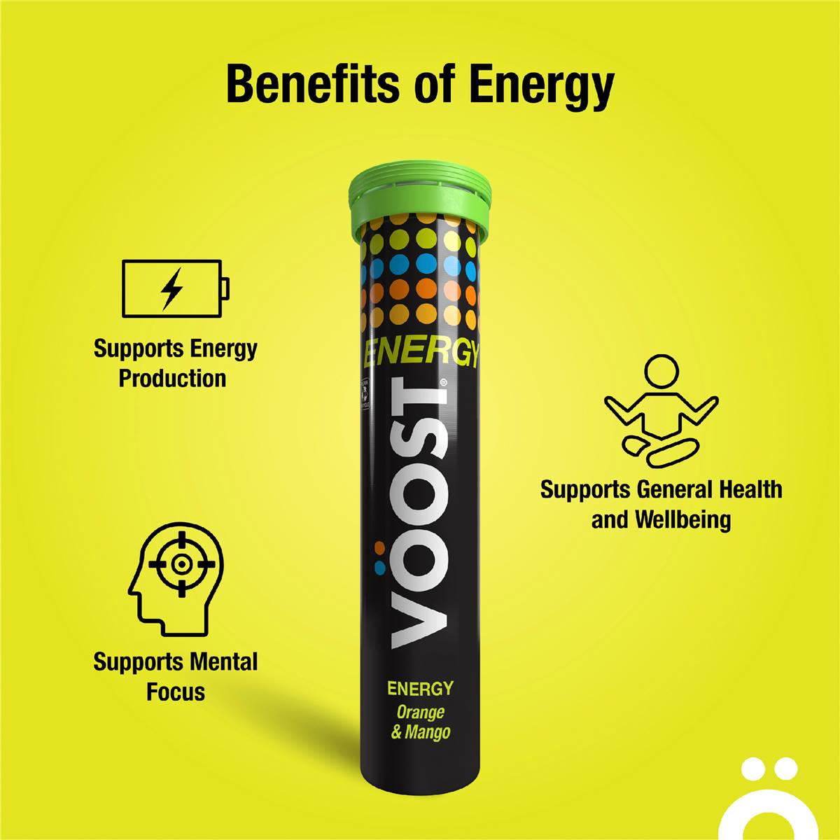 Voost Effervescent Energy Tablets 40 Pack | Woolworths