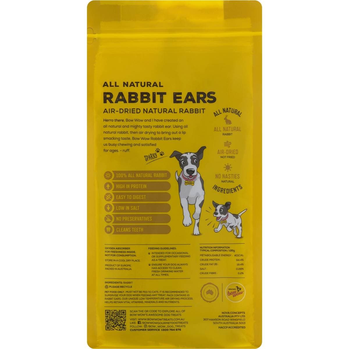 Bow Wow Rabbit Ears 10 Pack | Woolworths